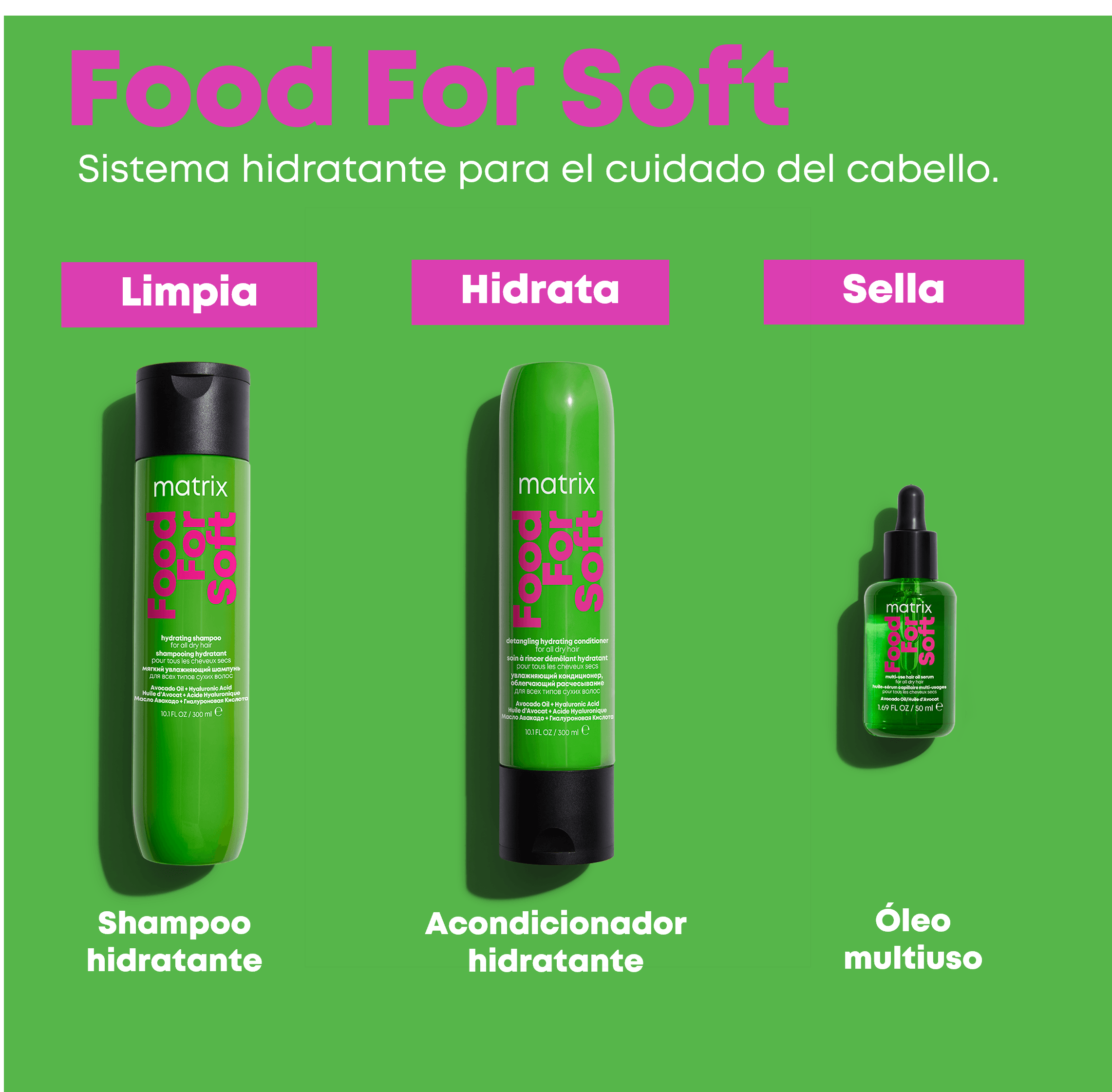Shampoo Food for Soft Matrix 300 ml